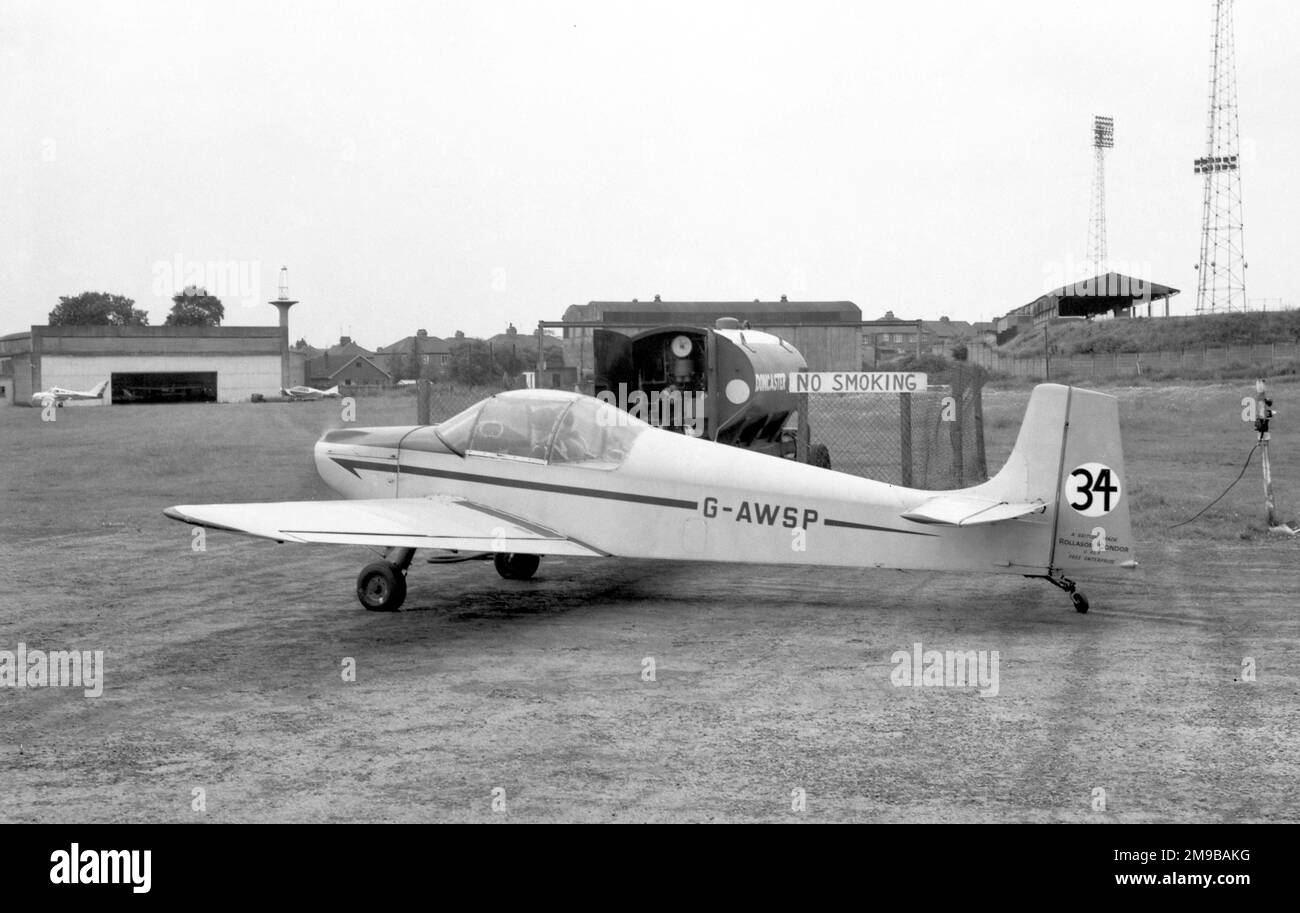 Rollason D.62B Condor G-AWSP (msn RAE/634), at Sherburn in Elmet in ...