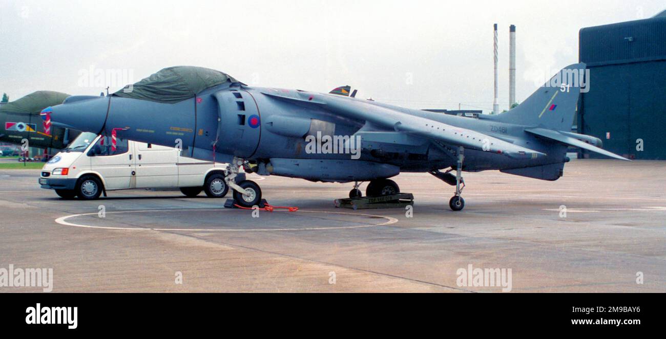 Royal Air Force - British Aerospace / McDonnell Douglas Harrier GR.7 ZD461 (msn P51), at RNAS ...