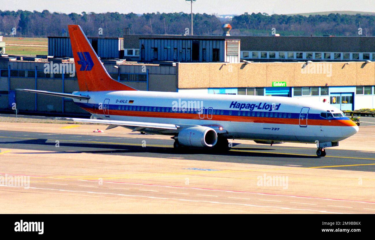 Boeing 737-5B6 D-AHLG (msn 24776, line Number 1848), of Hapag-Lloyd ...