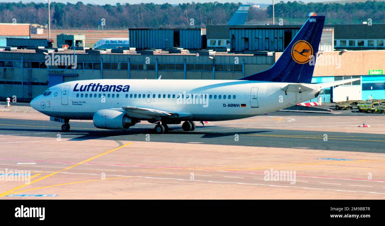 Boeing 737-330 D-ABWH (msn 24284, line Number 1685), of Lufthansa in ...