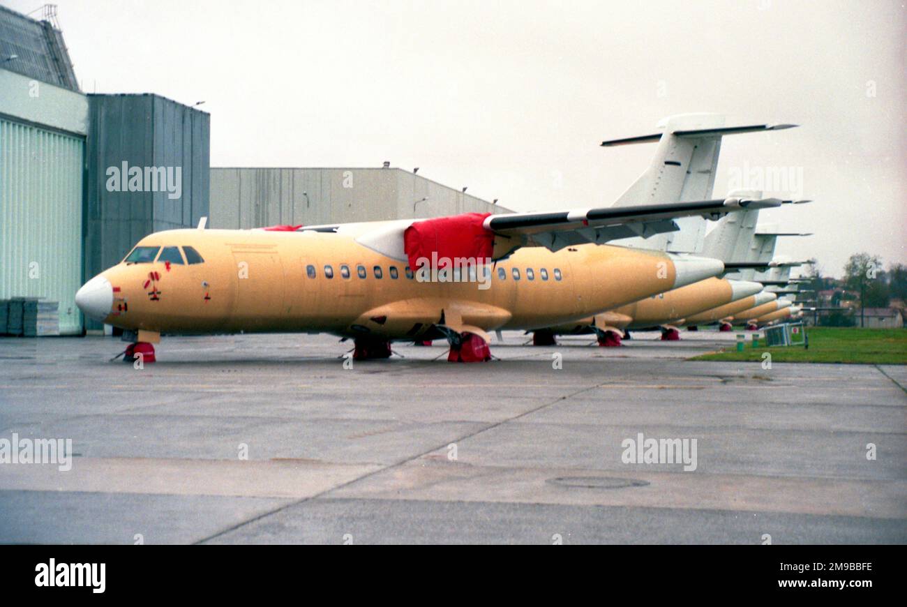 ATR 42 white-tail storage, before completion, sale and delivery Stock ...