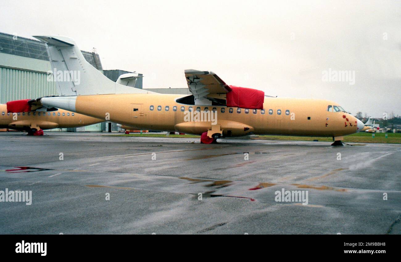 ATR 42 white-tail storage, before completion, sale and delivery Stock ...