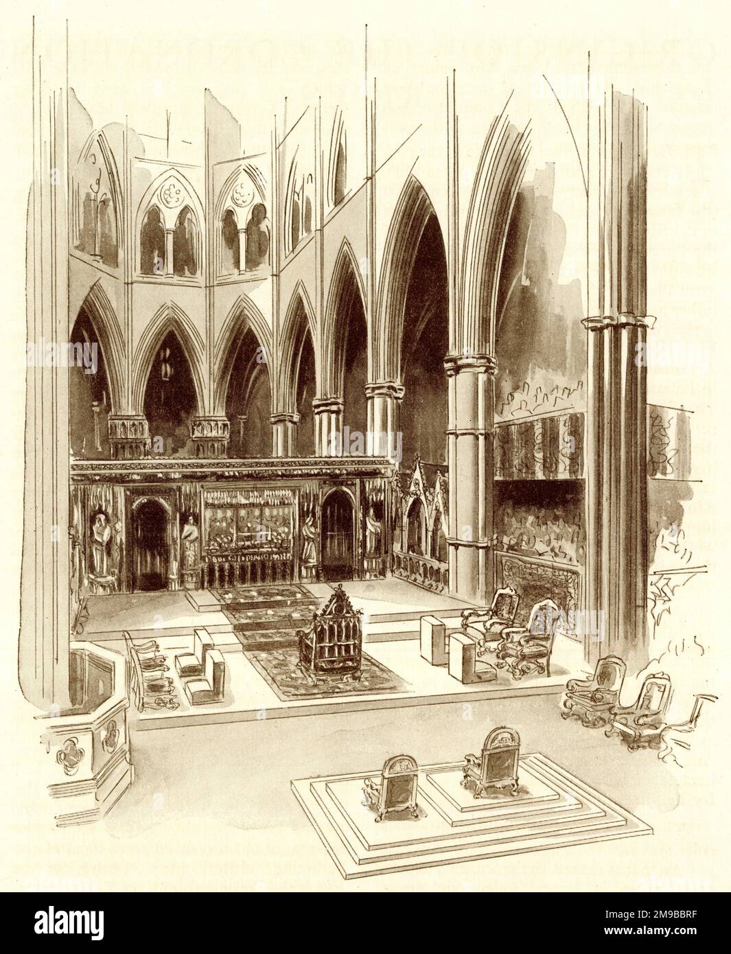 Westminster Abbey, London, on Coronation Morning, 12 May 1937 - King ...