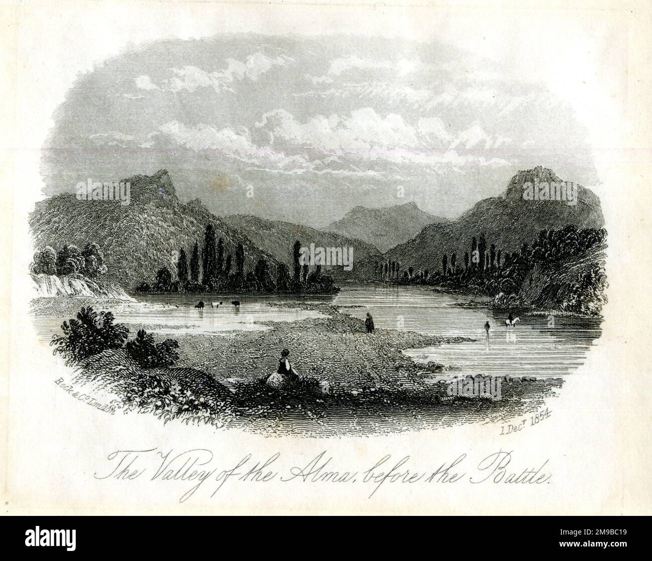 Crimean War, the Valley of the Alma before the Battle Stock Photo - Alamy