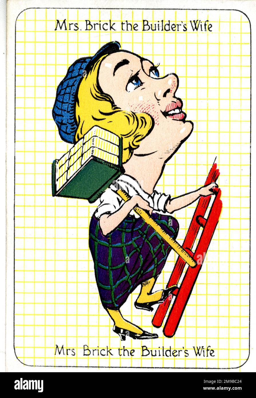 Mrs Brick the Builder's Wife Stock Photo - Alamy