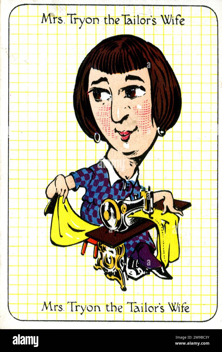 Mrs Tryon the Tailor's Wife Stock Photo - Alamy