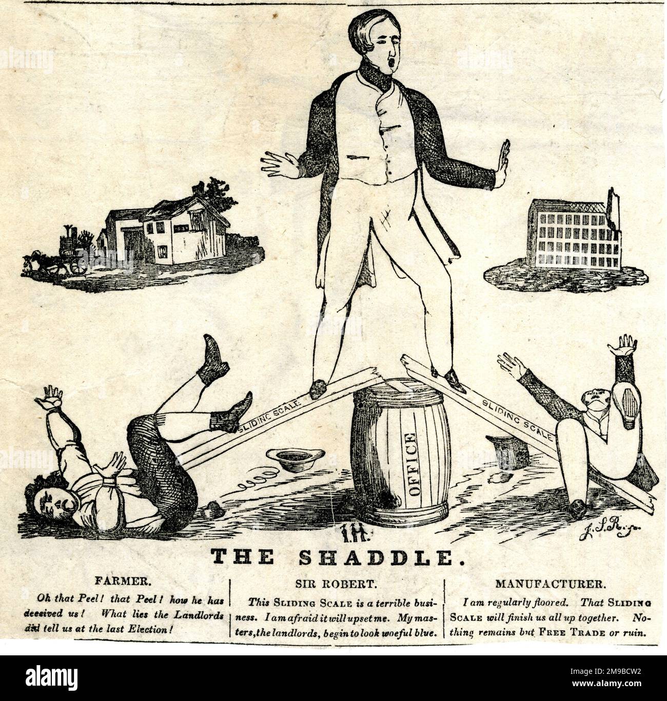 The corn law 1843 hi-res stock photography and images - Alamy