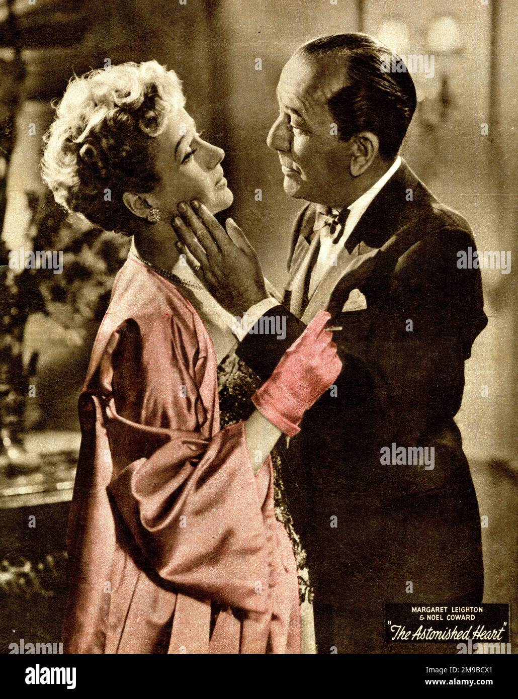 Margaret Leighton and Noel Coward in the film 'The Astonished Heart ...