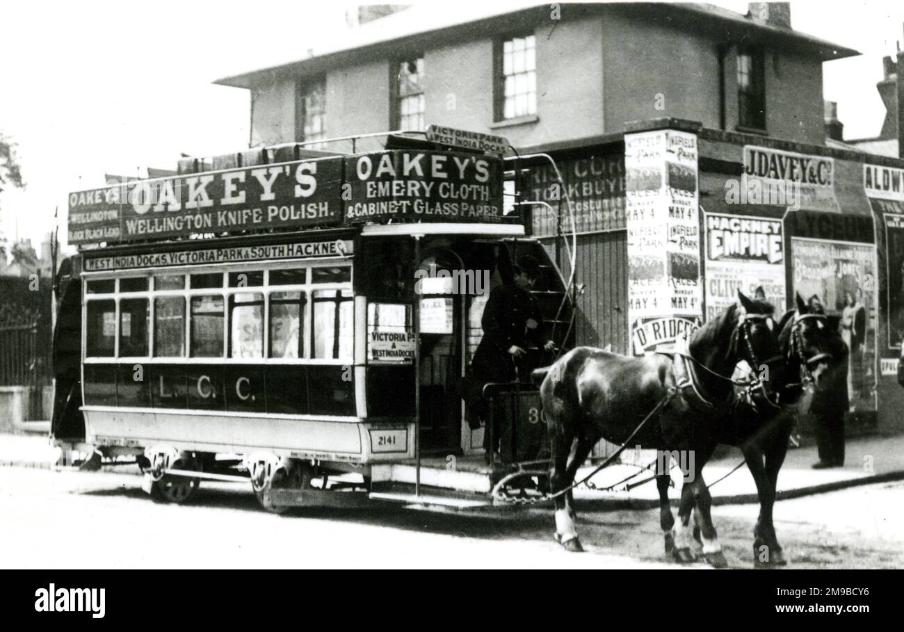 Horse drawn tram london hi-res stock photography and images - Alamy