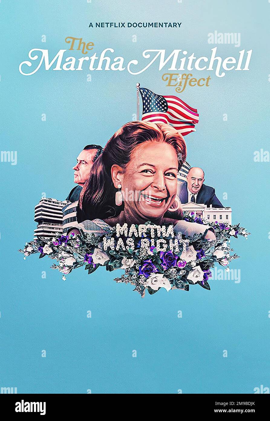 THE MARTHA MITCHELL EFFECT, top from left: President Richard Nixon ...