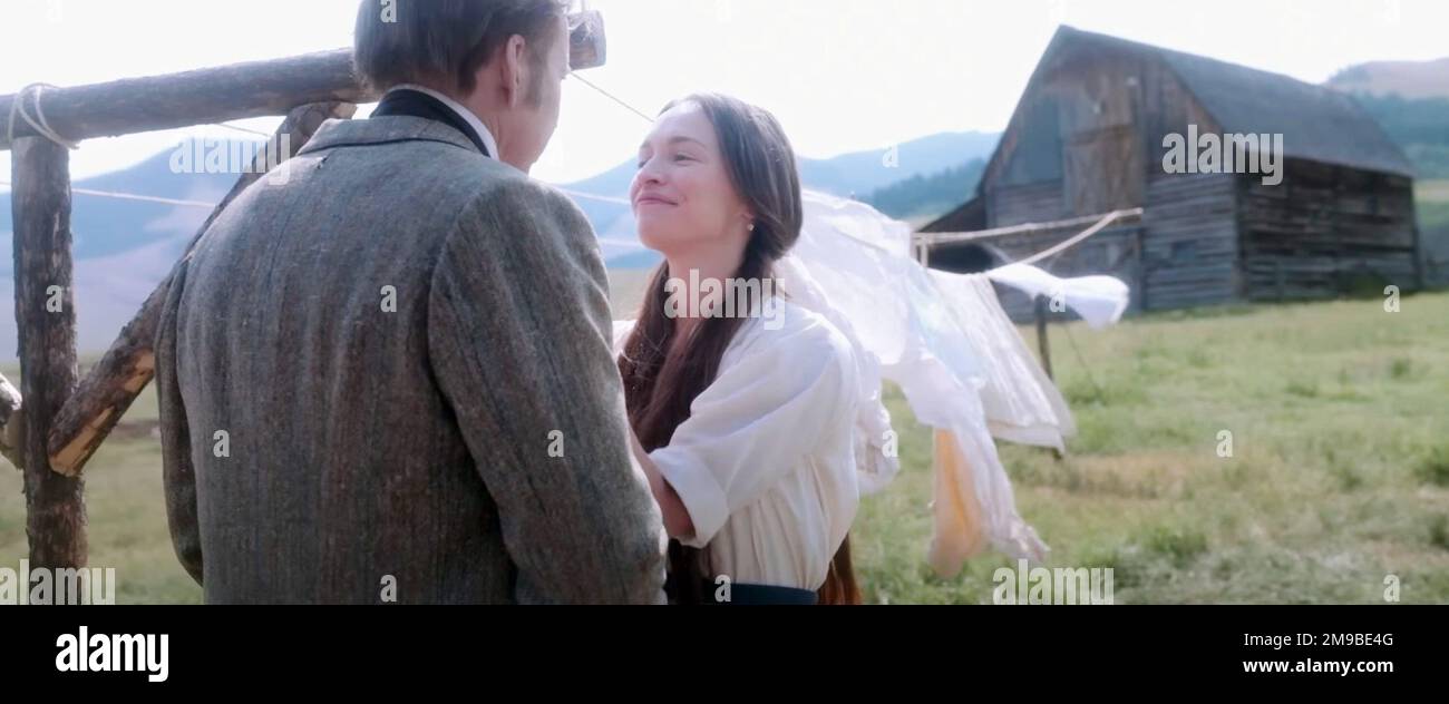 THE OLD WAY, from left: Nicolas Cage, Kerry Knuppe, 2023. © Saban Films ...