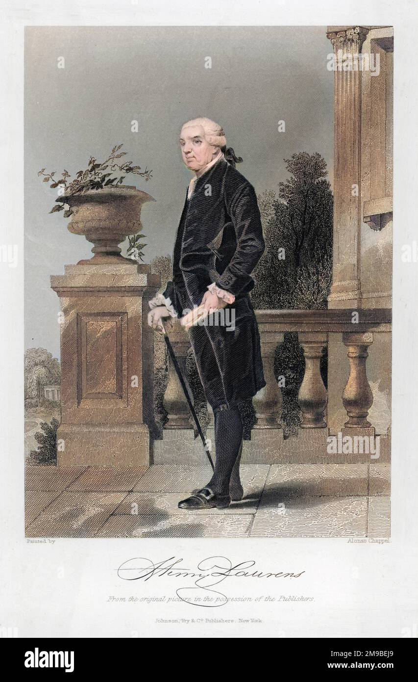 HENRY LAURENS American Revolutionary statesman, Virginia planter Stock ...