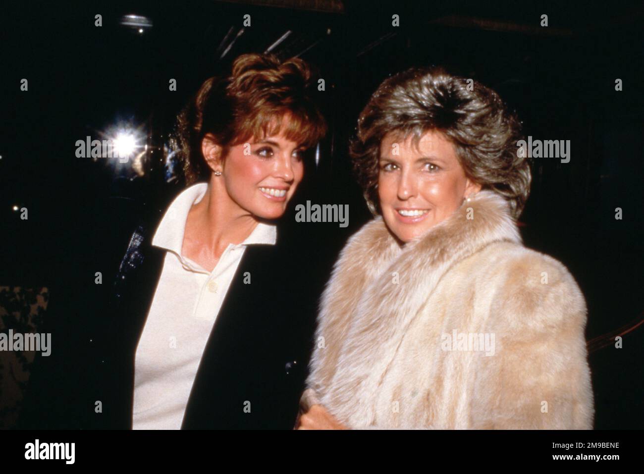 Linda Gray and sister Betty Gray at the party Celebrating Jill Ireland ...