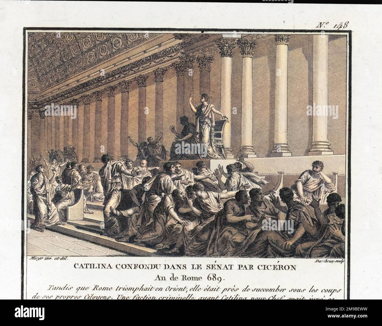 Catiline, plotting to seize power in Rome, is denounced in the Senate ...