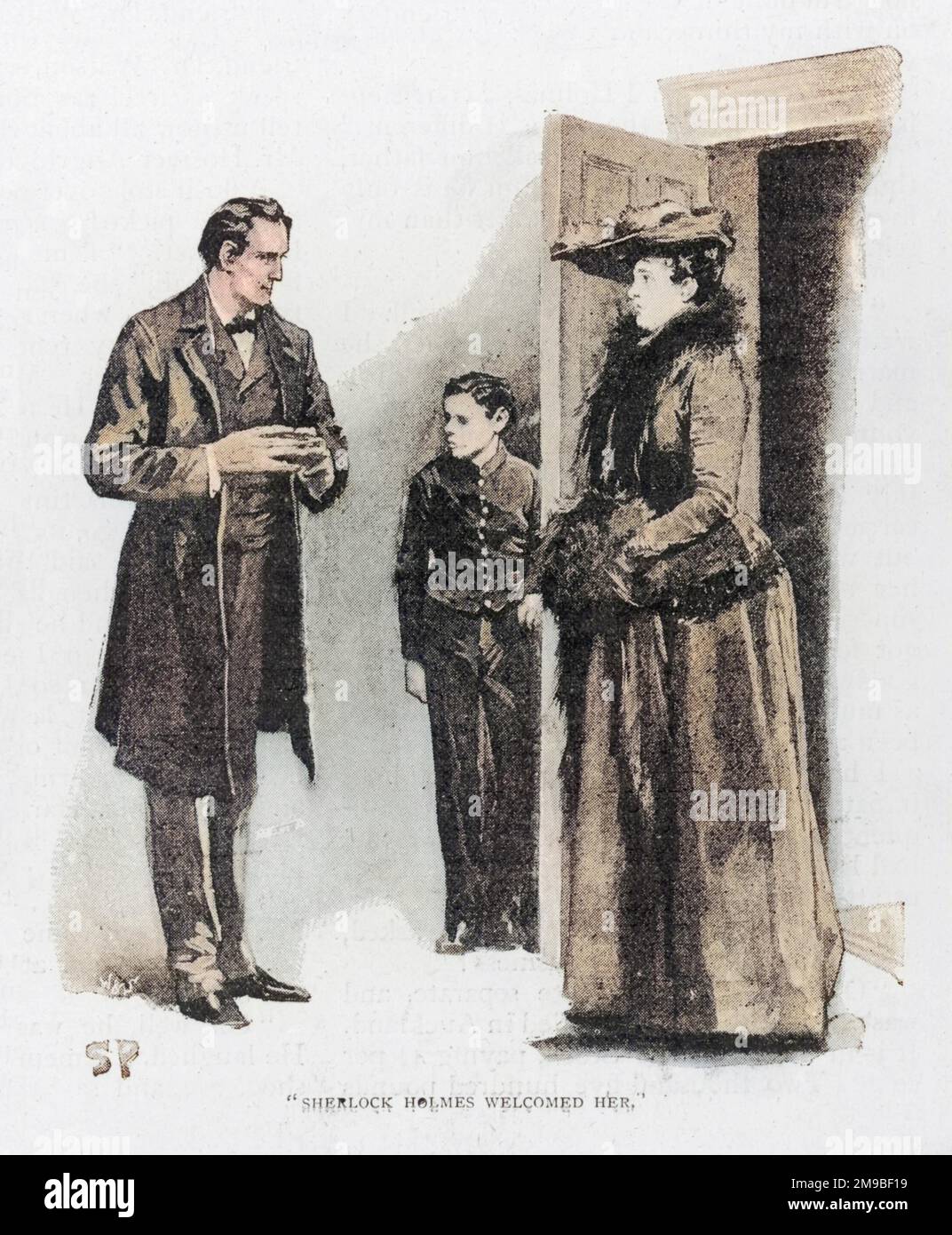 A CASE OF IDENTITY Holmes receives a visit from Mary Sutherland Stock ...
