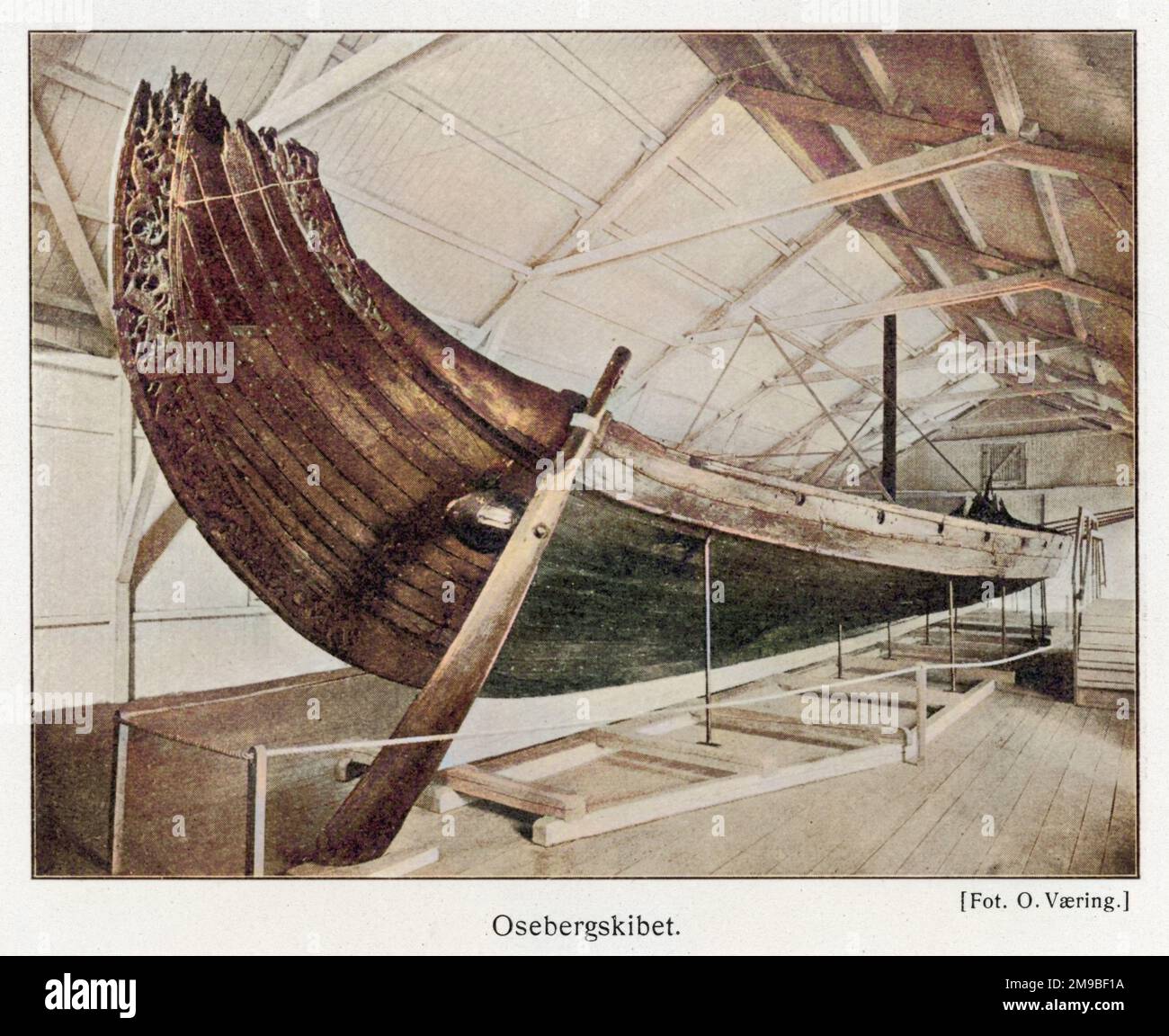 OSEBERGSKIBET The remains of a Norwegian Viking vessel, found at ...