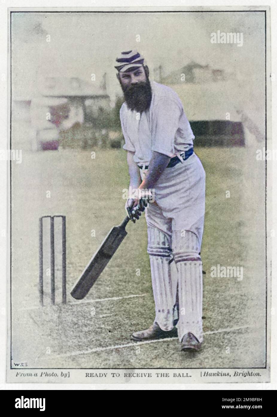 William Gilbert Grace (1848 - 1915), English amateur cricketer, ready ...