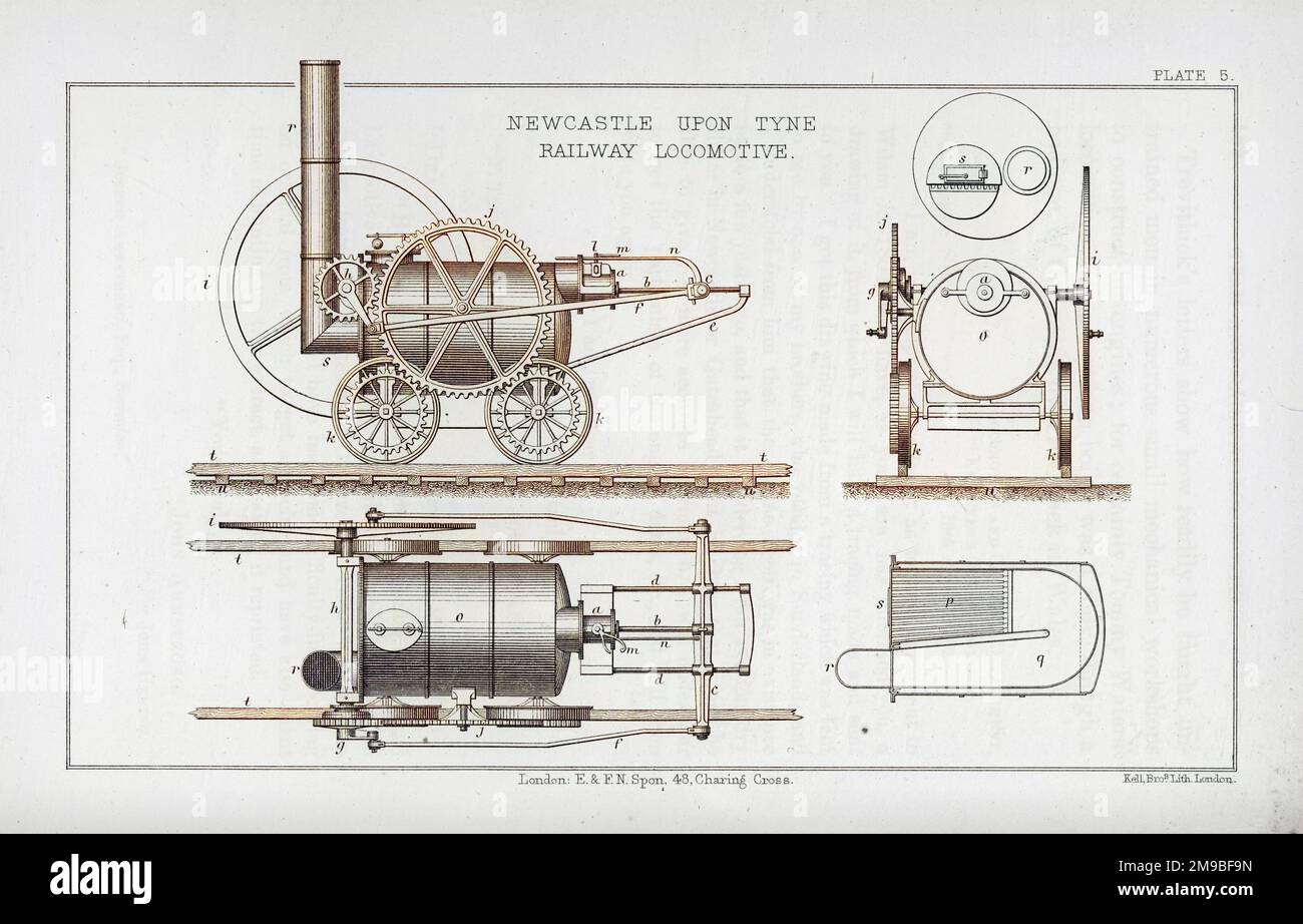 1804 trevithick locomotive hi-res stock photography and images - Alamy