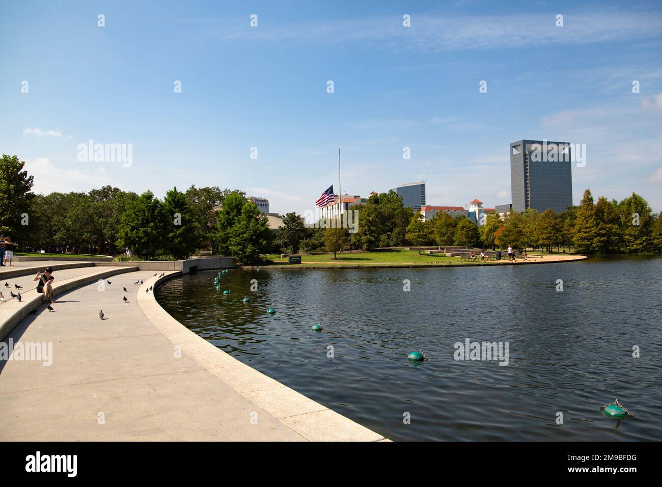 Hermann Park View Stock Photo - Alamy