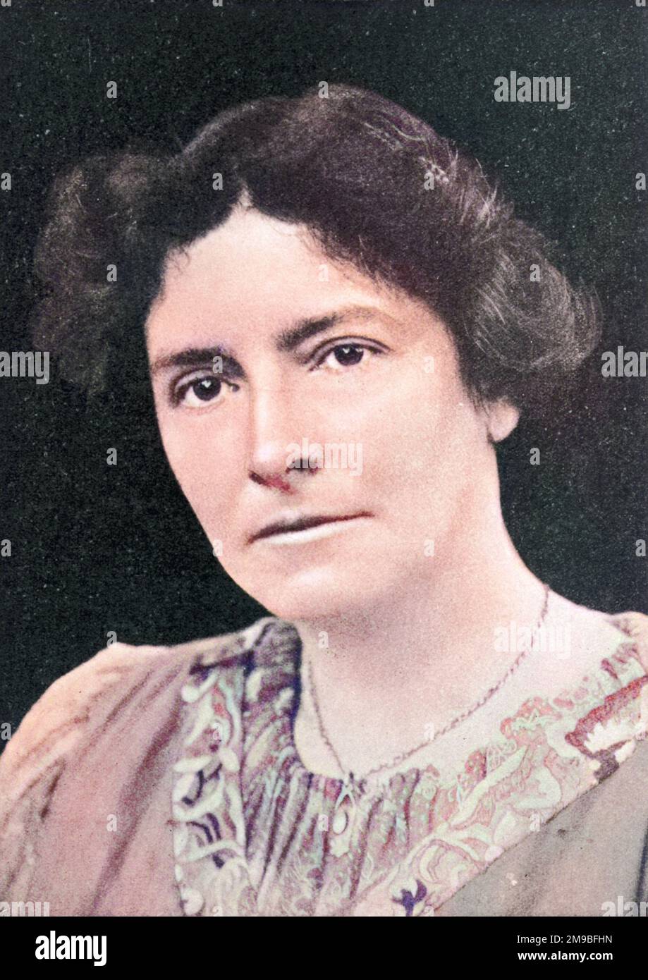 Edith Nesbit (1858 - 1924), Mrs Hubert Bland, English writer Stock ...