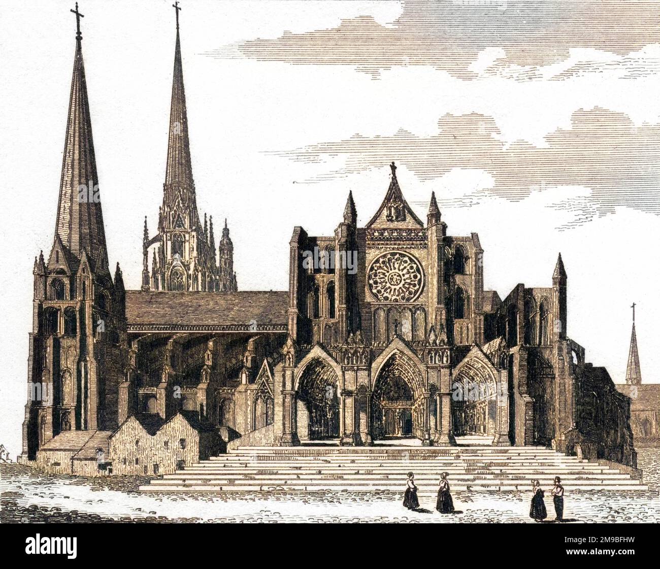 The Cathedral - the southern facade Stock Photo - Alamy