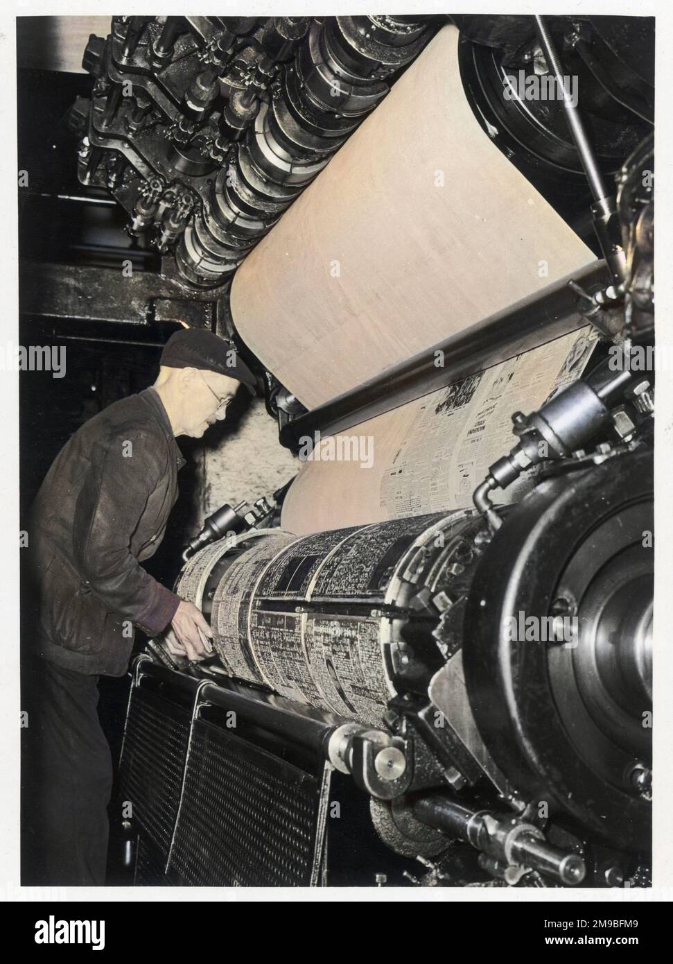 Rotary printing press hi-res stock photography and images - Alamy