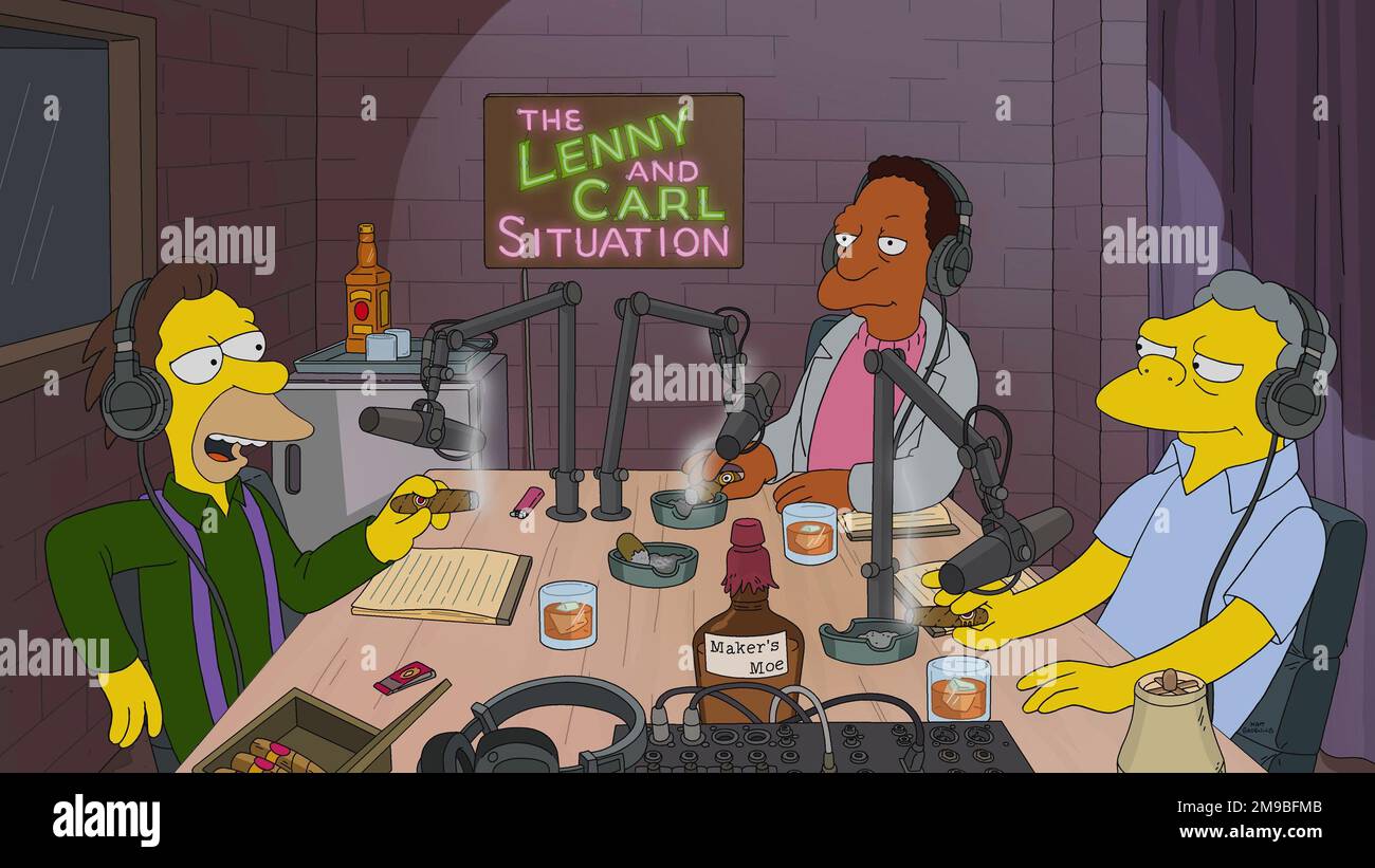 THE SIMPSONS, from left: Lenny Leonard (voice: Harry Shearer), Carl ... THE SIMPSONS, from left: Lenny Leonard (voice: Harry Shearer), Carl ...