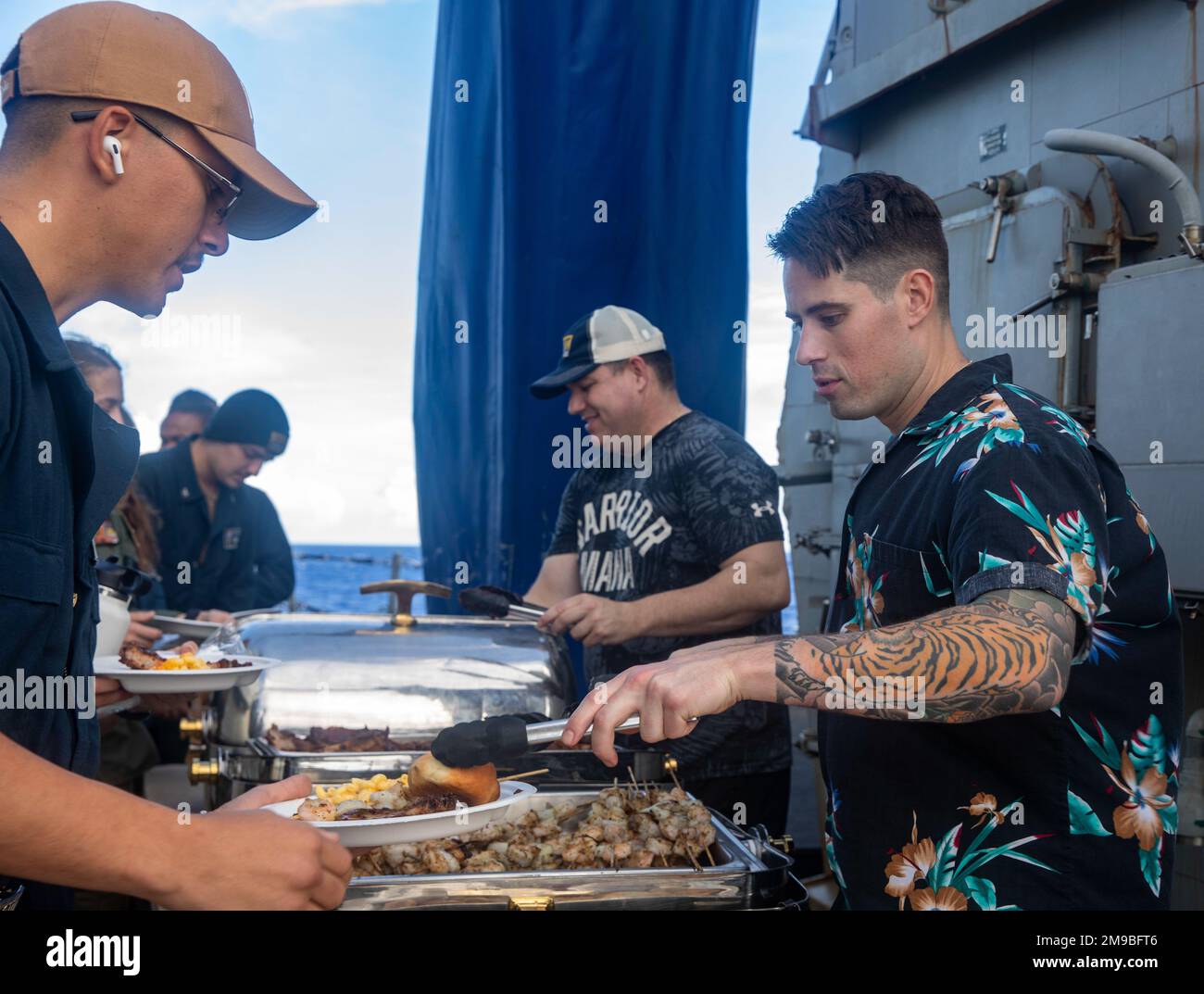 PHILIPPINE SEA (May 15, 2022) Culinary Specialist 1st Class Bennett ...