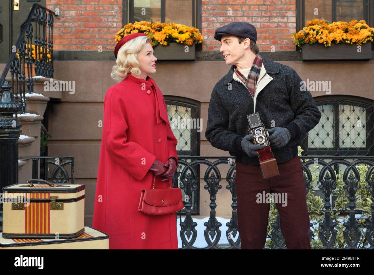 A HOLIDAY SPECTACULAR, from left: Ginna Claire Mason, Derek Klena ...