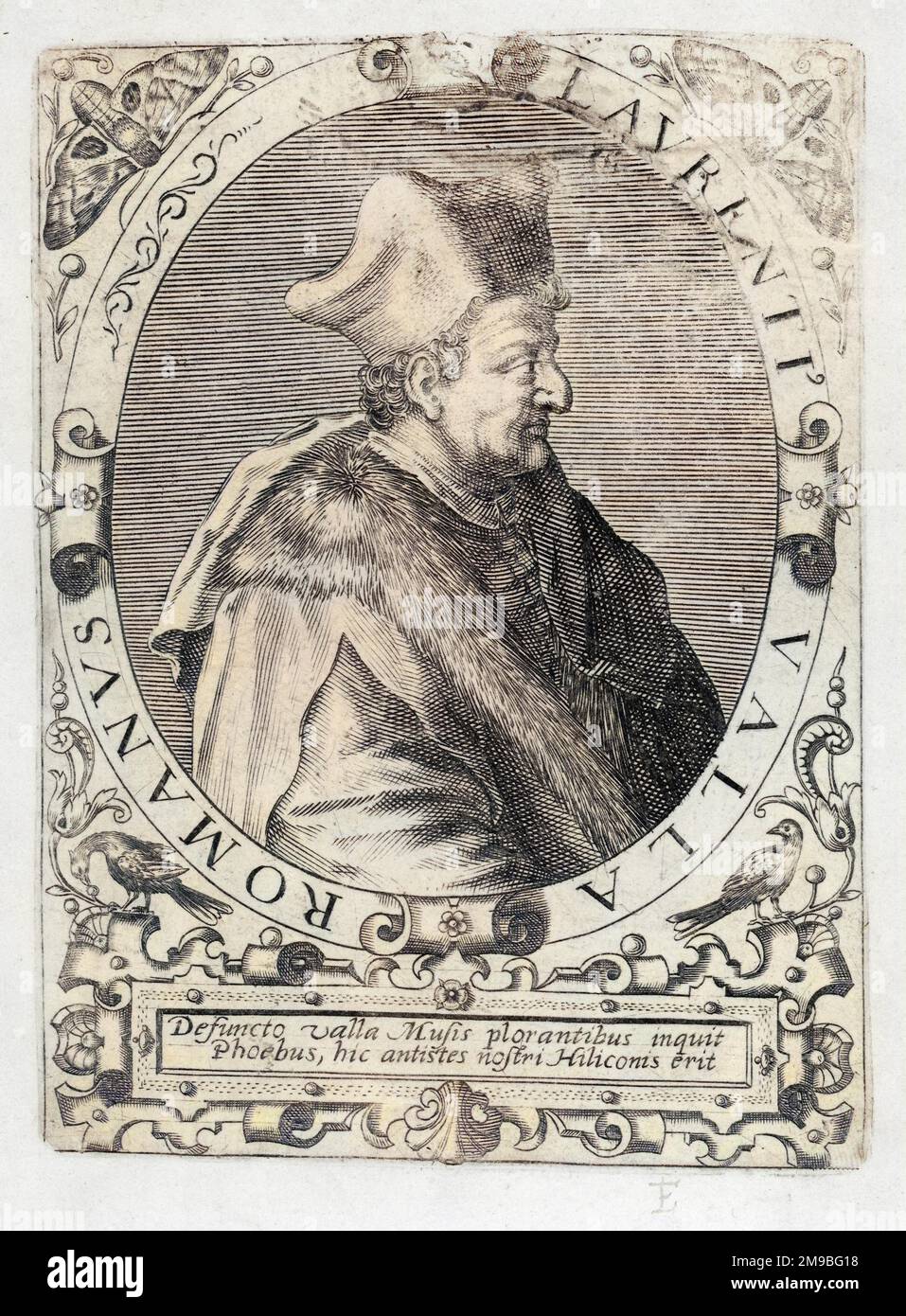 Lorenzo Valla (1406 - 1457) Italian humanist Stock Photo - Alamy