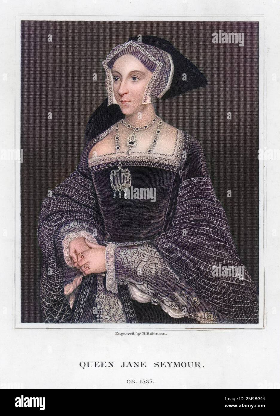 JANE SEYMOUR (1509? - 1537), 3rd wife of Henry VIII; died in childbirth ...