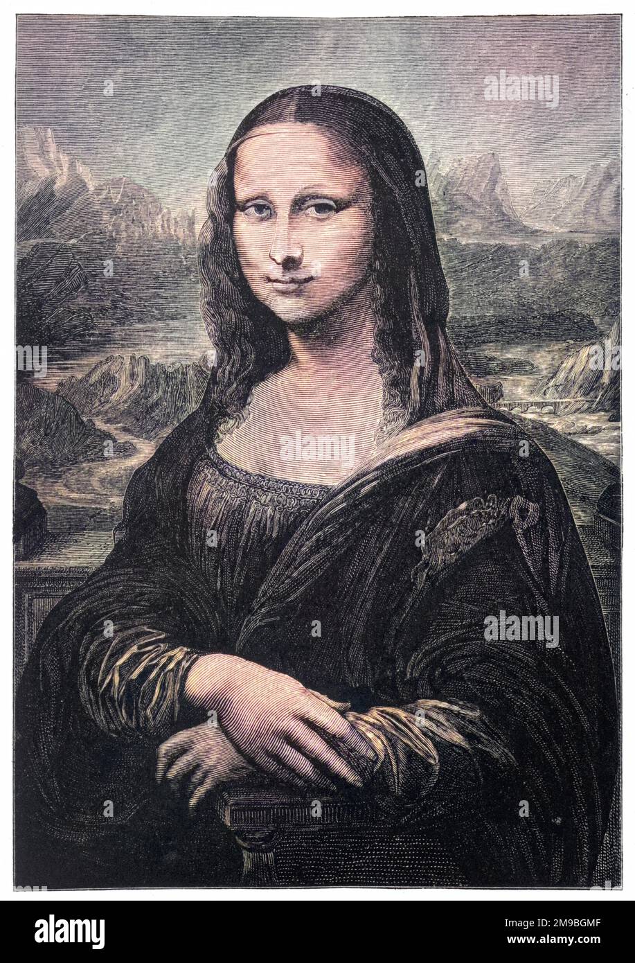 A portrait of the Mona Lisa, also known as 'La Gioconda' Stock Photo - Alamy