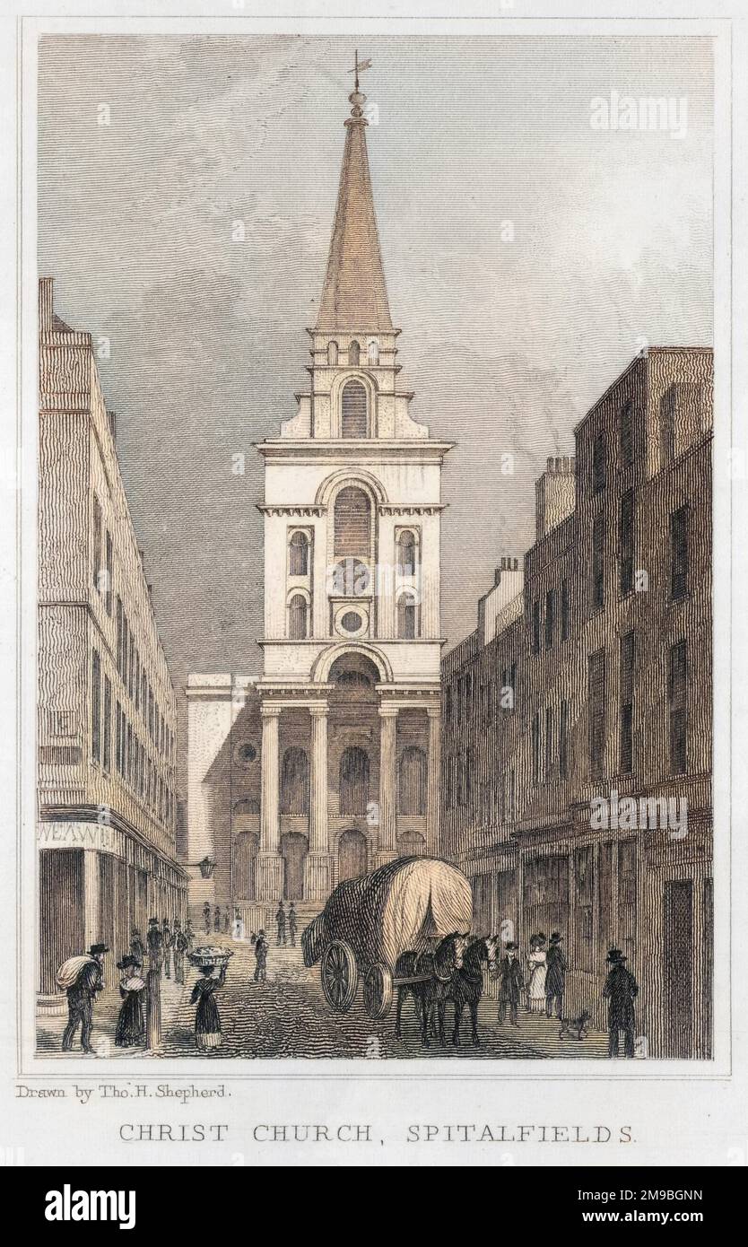 Christ Church, Spitalfields Stock Photo - Alamy