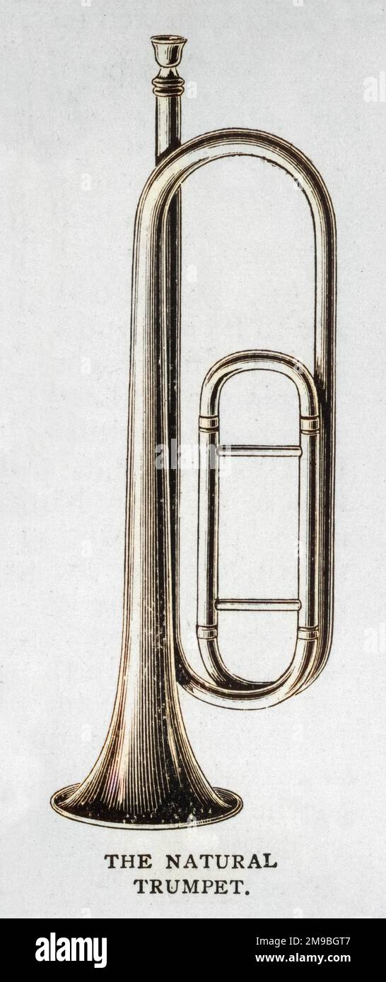 The NATURAL TRUMPET is only half the length of the Horn, consequently ...