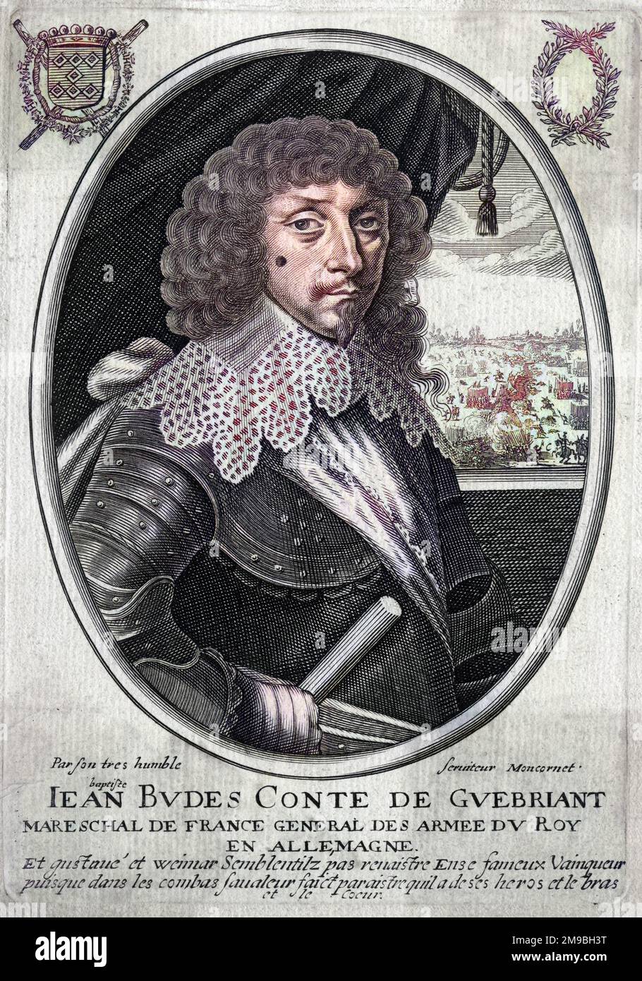 JEAN BAPTISTE BUDES, comte de GUEBRIANT French military commander ...
