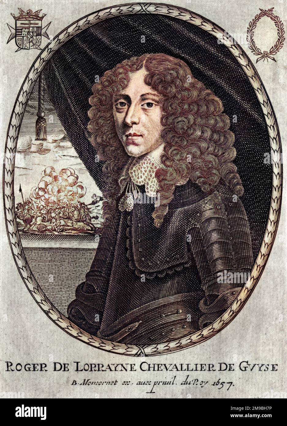 ROGER DE LORRAINE, Chevalier de Guise, chevalier de Malte son of ...