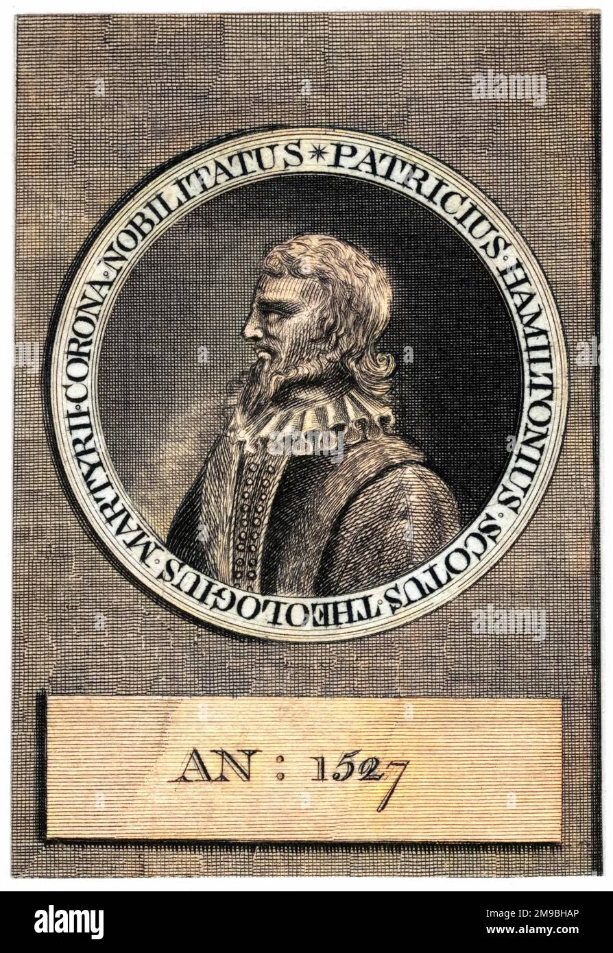 PATRICK HAMILTON Scottish protestant churchman and martyr Stock Photo ...