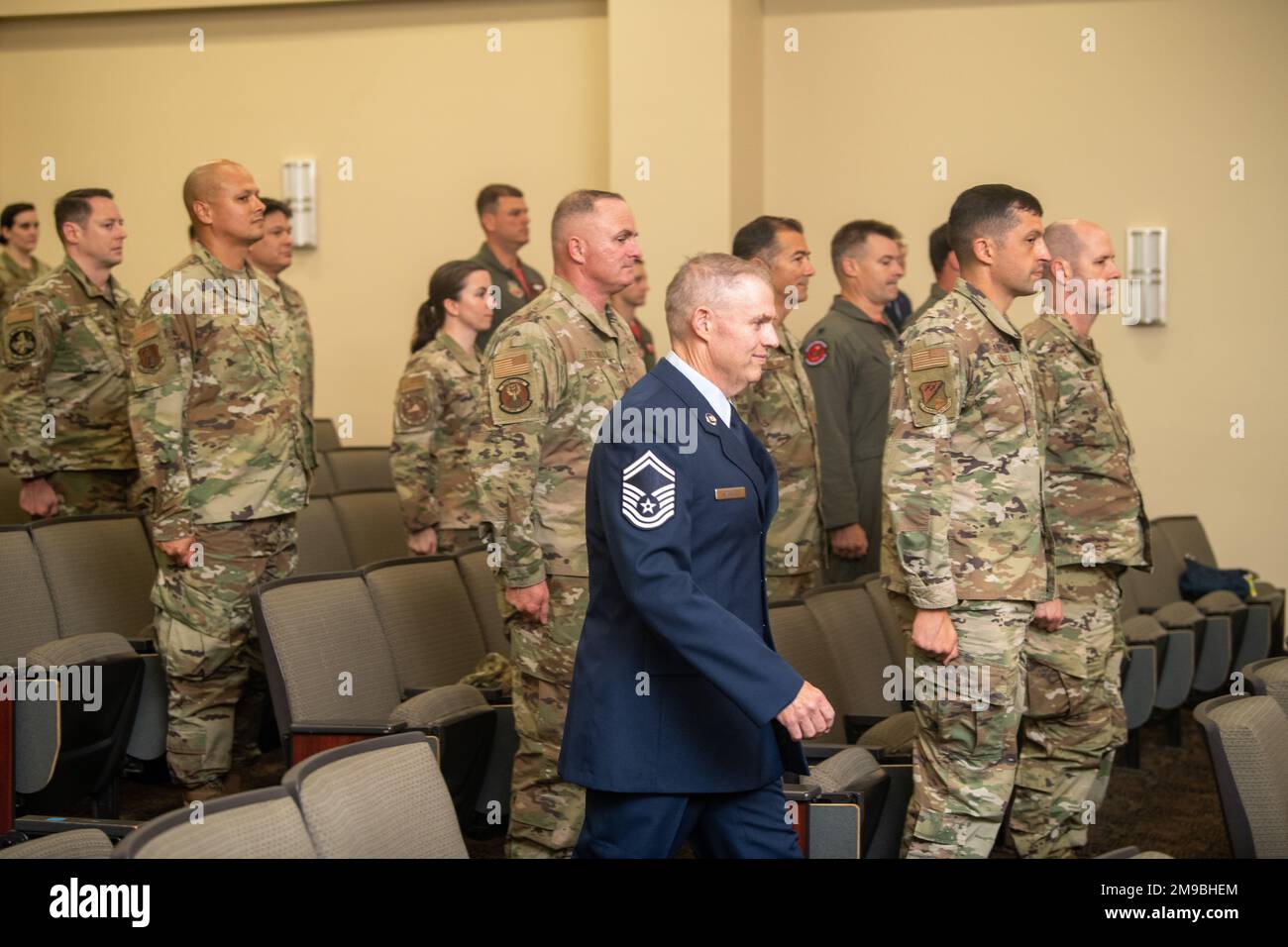 Senior Master Sgt. William L. Nearhood, 192nd Wing superintendent of ...