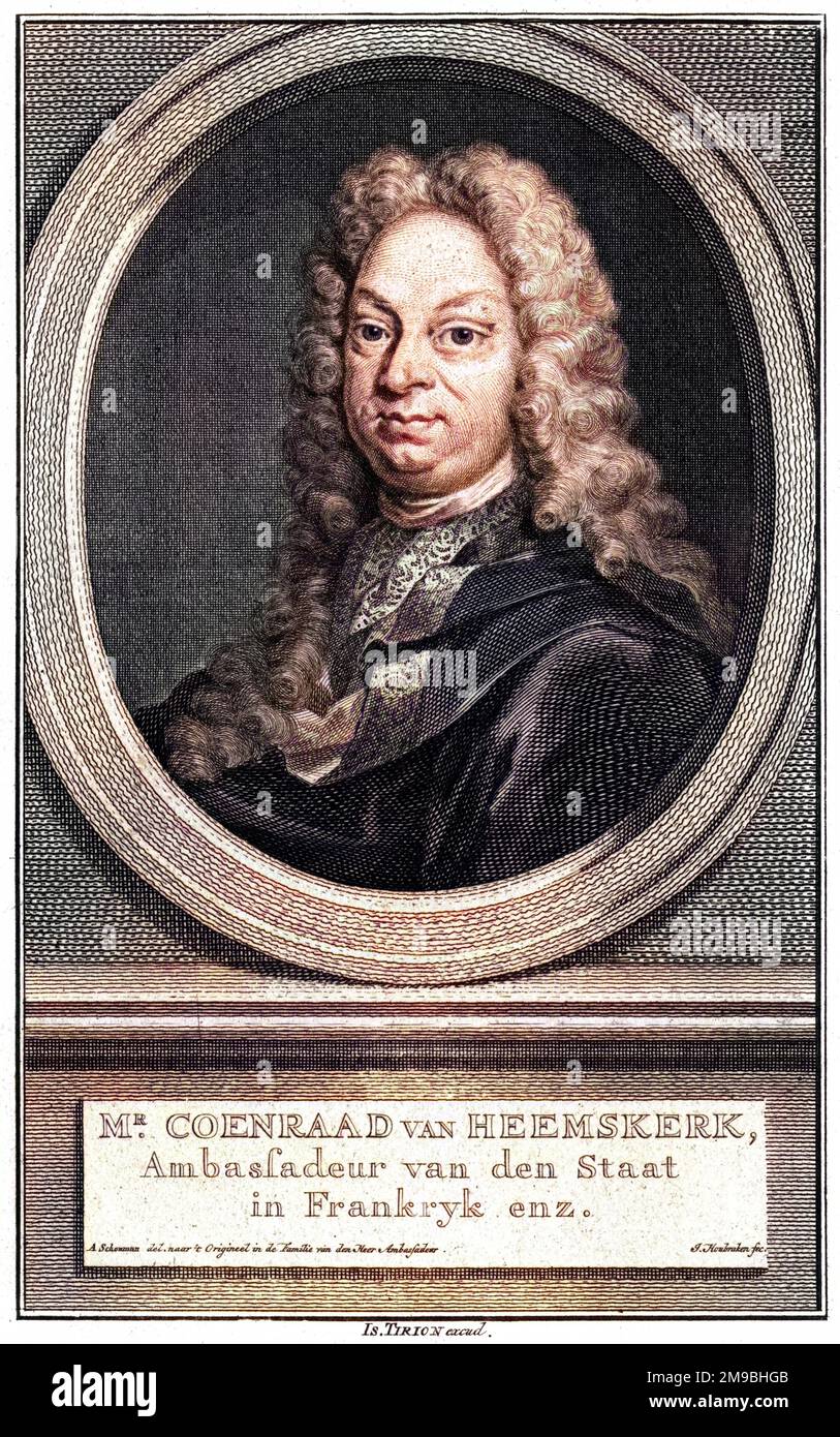 COENRAAD VAN HEEMSKERK Dutch diplomat, ambassador to France Stock Photo ...