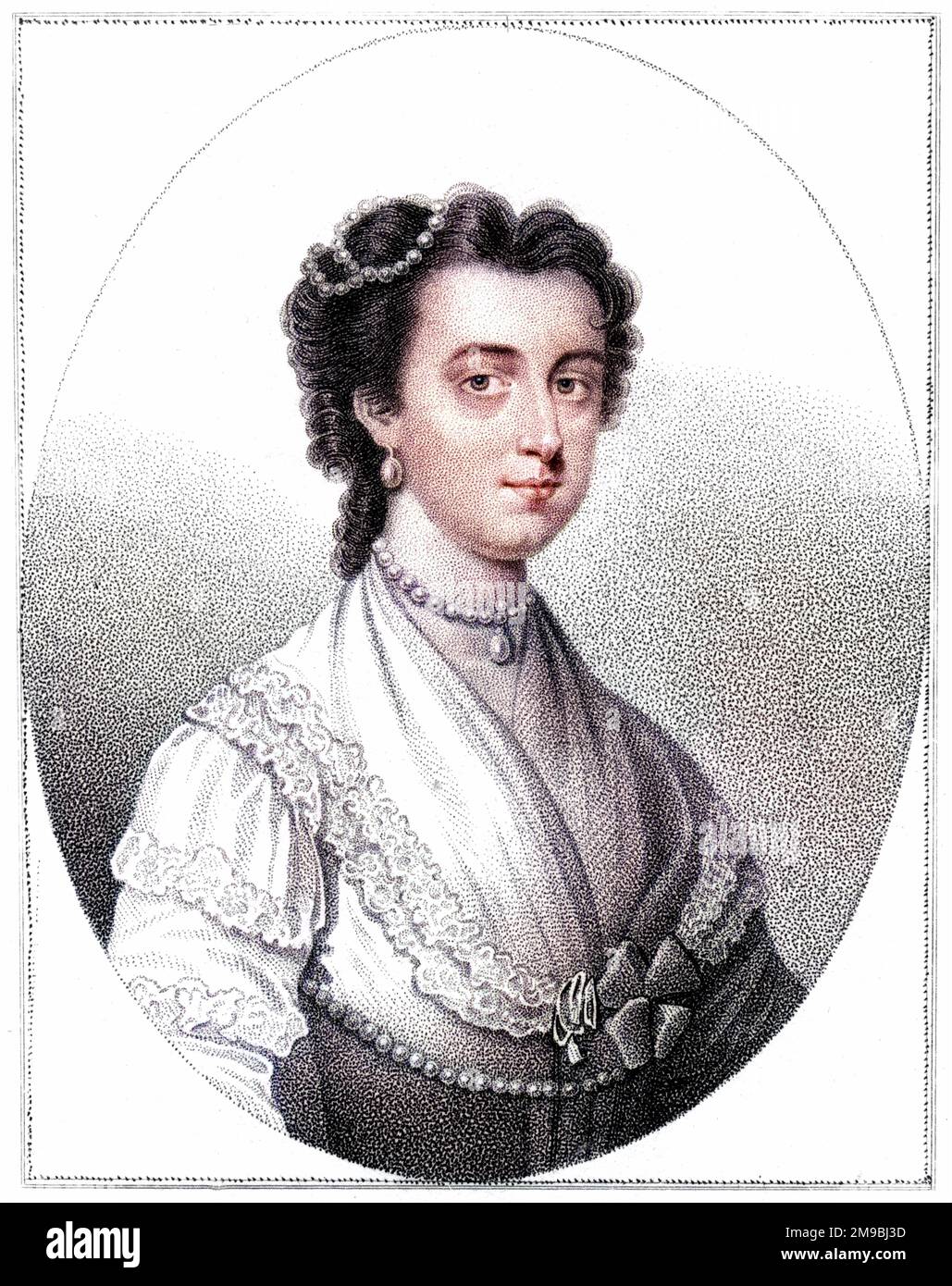 ANNE viscountess IRWIN (c1696 - 1760), British court official Stock ...