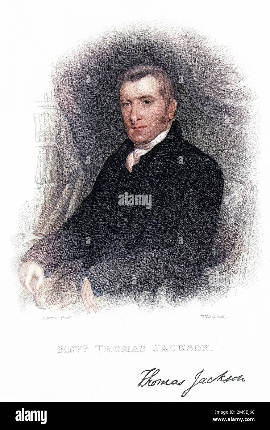 THOMAS JACKSON (1783 - 1873), Churchman, Wesleyan methodist, president ...
