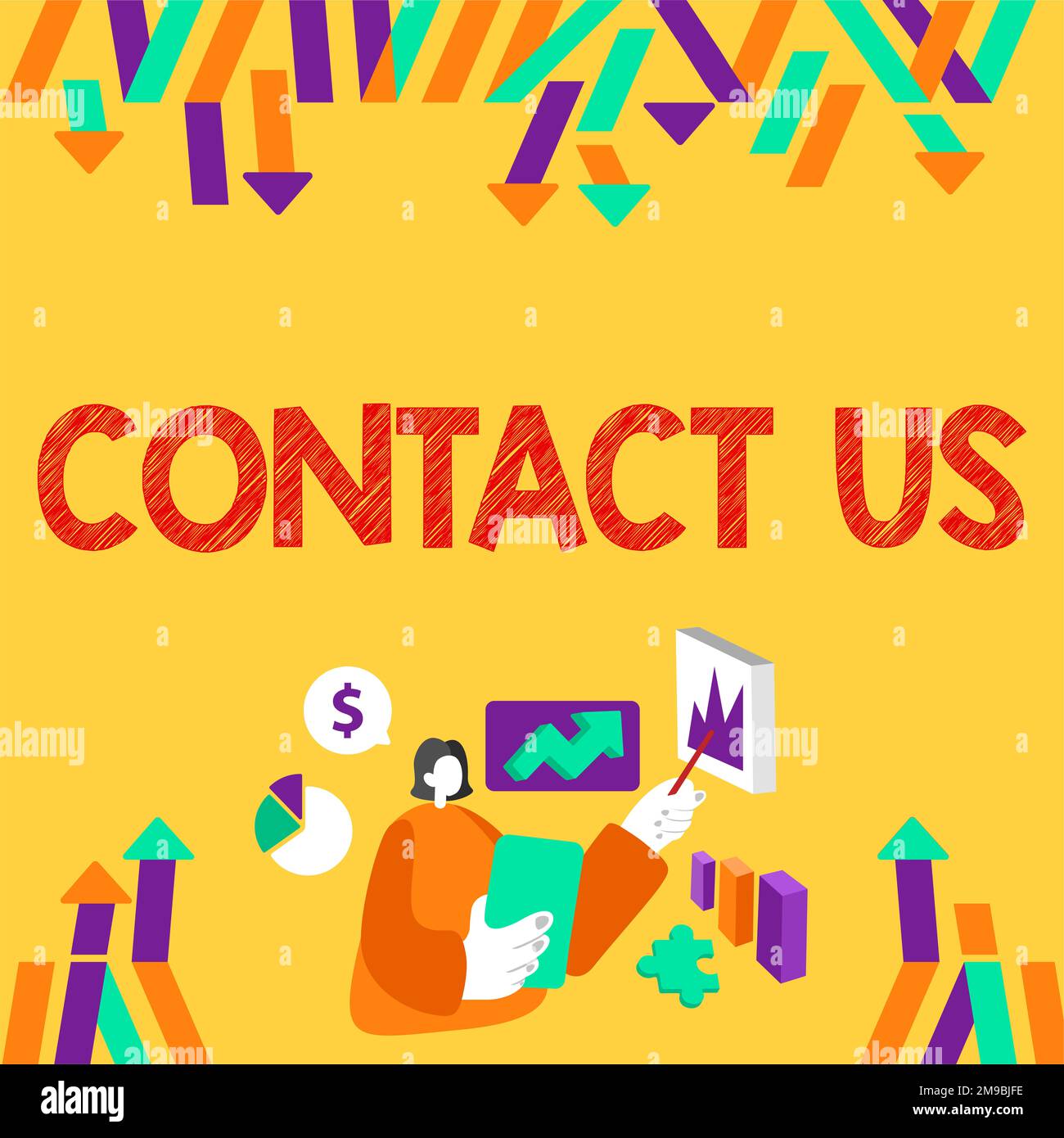 Inspiration showing sign Contact Us. Concept meaning Group of person ...