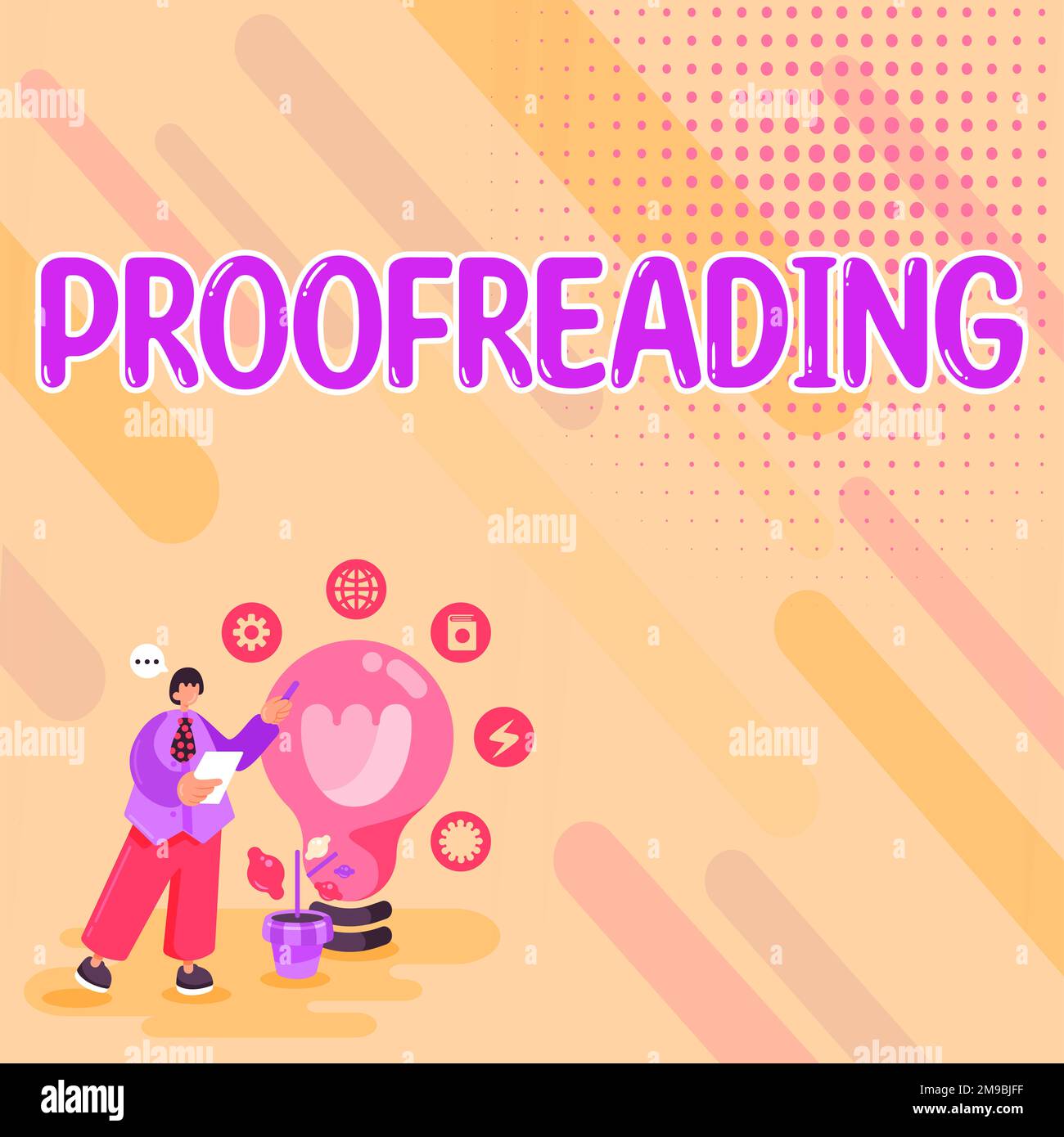 Handwriting text Proofreading. Word Written on act of reading and ...