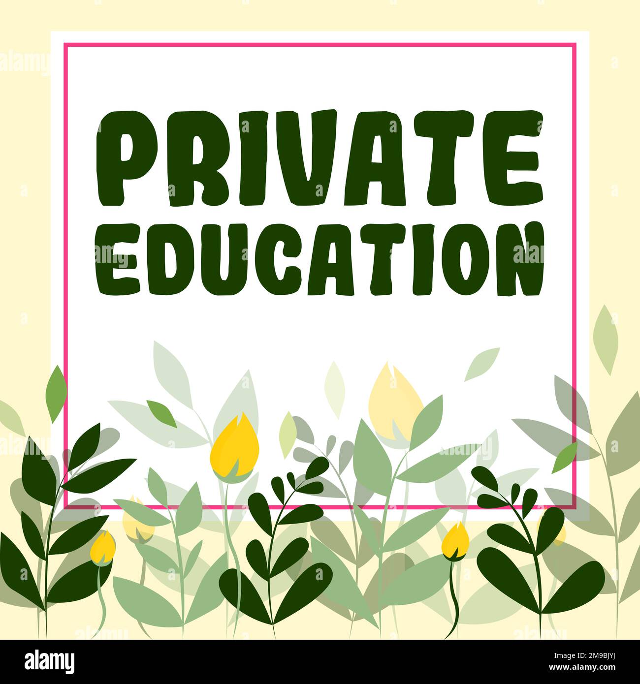 Hand writing sign Private Education. Word Written on Belonging for use ...