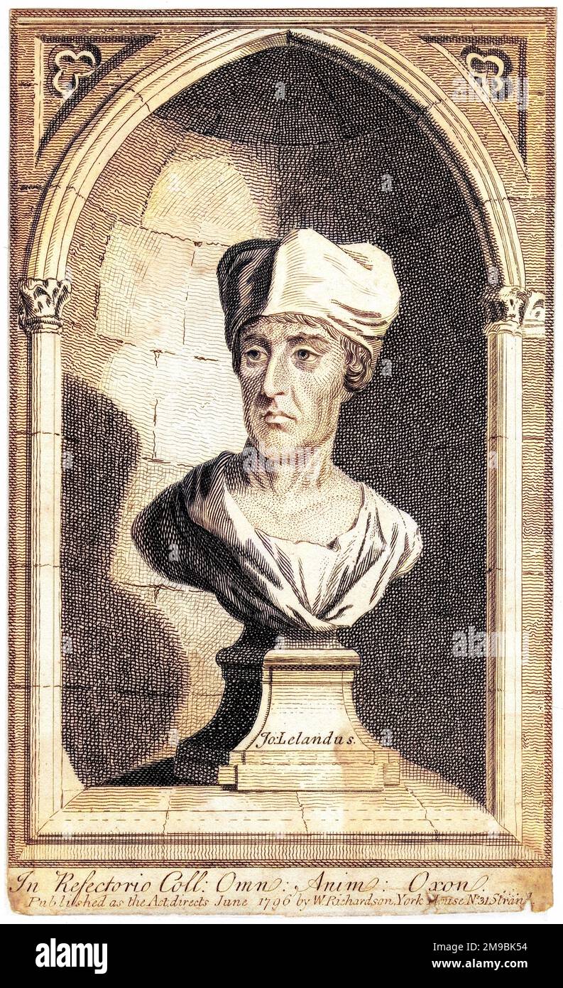 JOHN LELAND antiquarian Stock Photo - Alamy