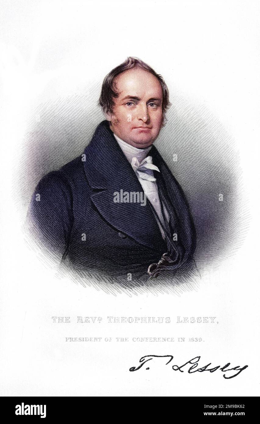 THEOPHILUS LESSEY Cornish methodist churchman, President of the ...