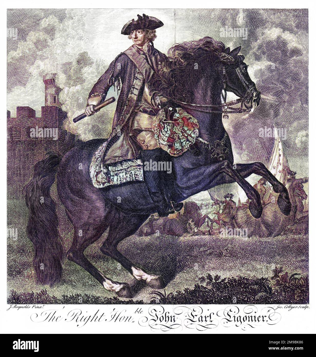 Field-marshal JOHN LOUIS, Earl LIGONIER British military commander ...