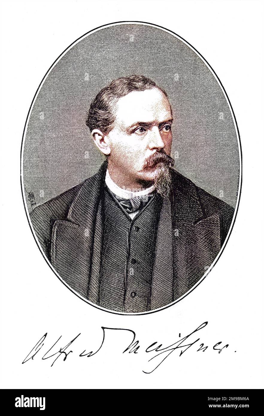 ALFRED von MEISSNER Austrian poet Stock Photo - Alamy