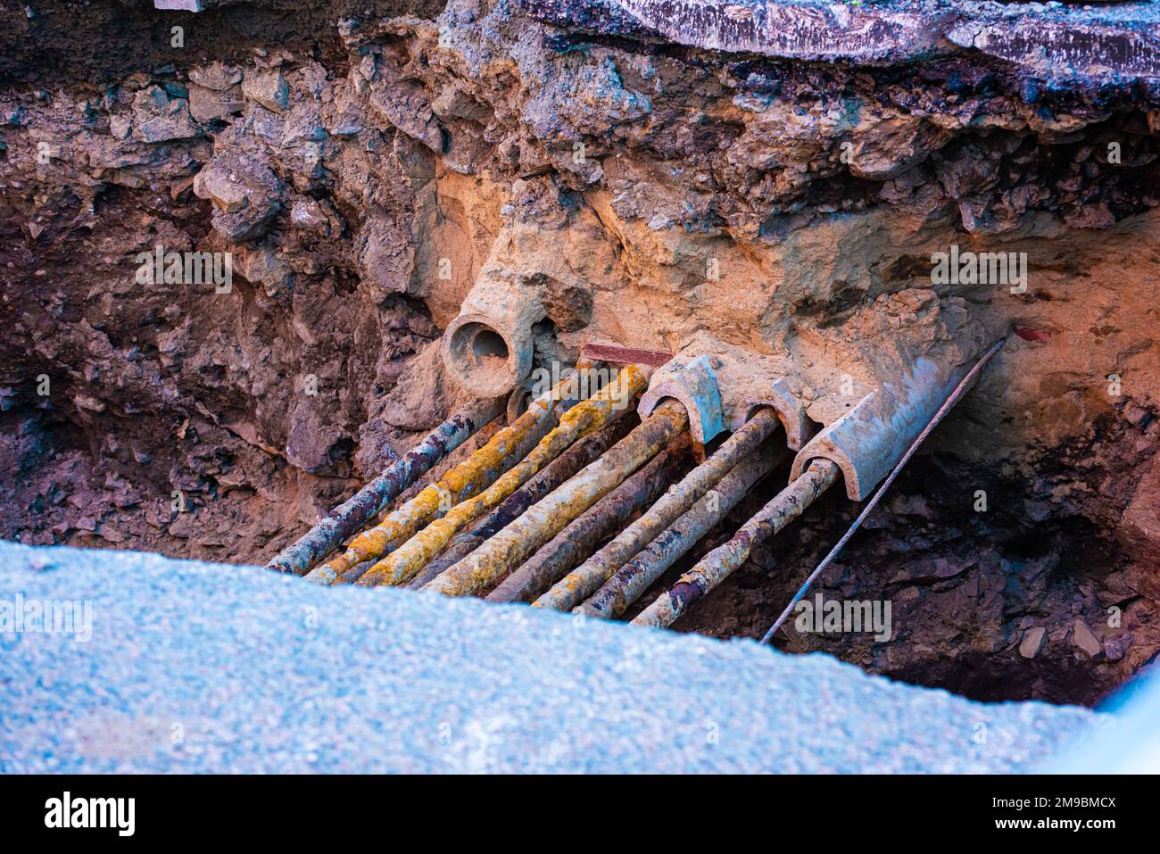 Old utilities hi-res stock photography and images - Alamy