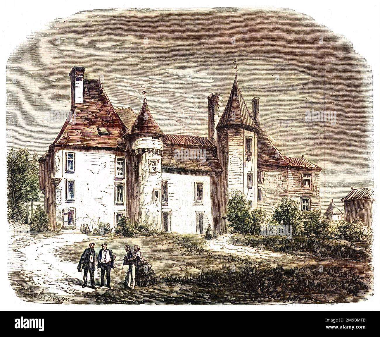 Chateau dordogne france Cut Out Stock Images & Pictures - Alamy